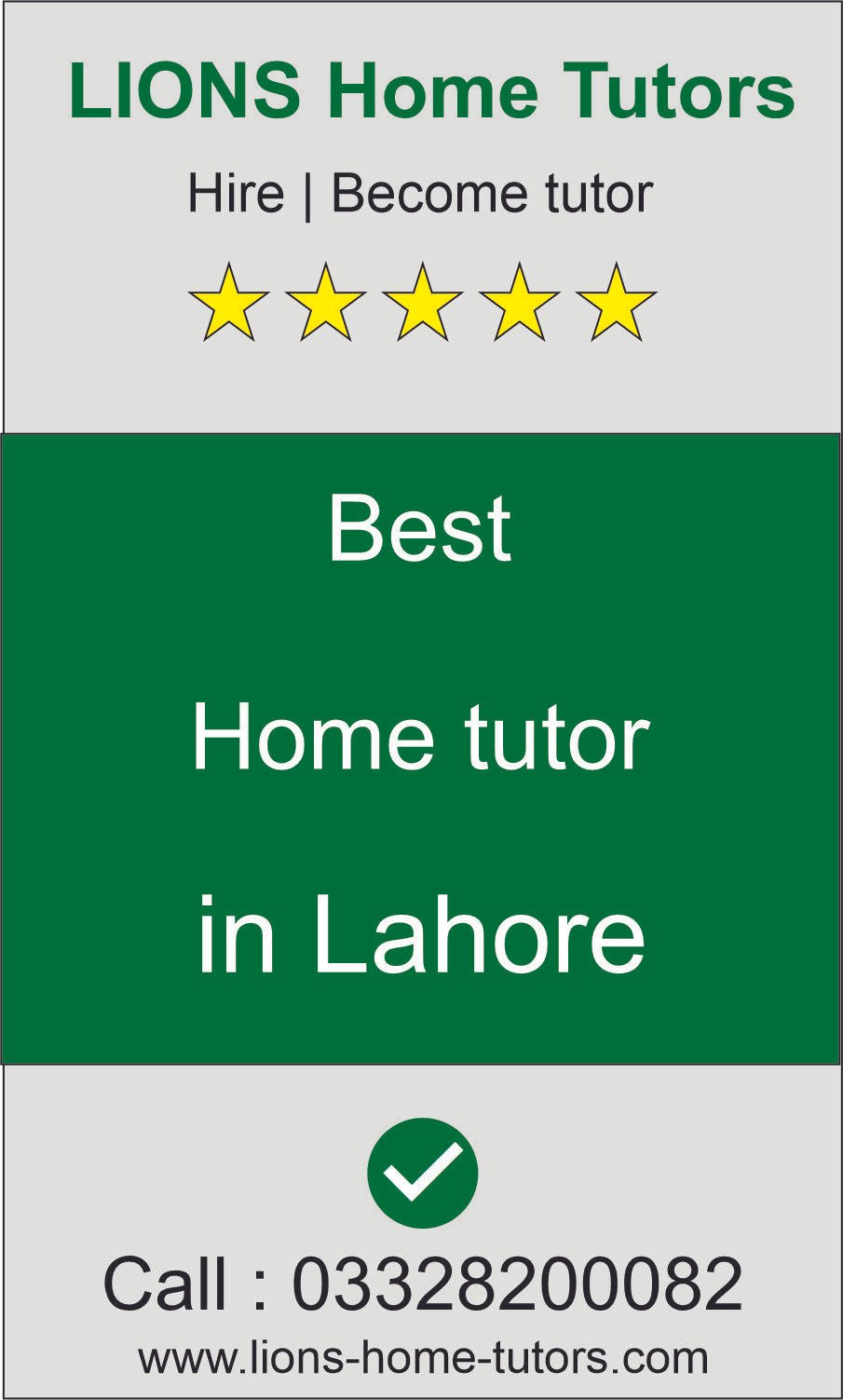 Call Dr.Babar 03328200082 Best Home tutor in Lahore